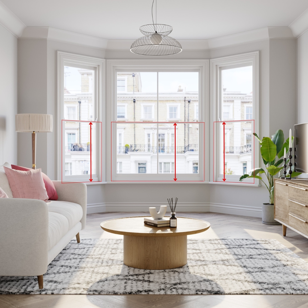 Measuring Shutters for Bay Windows | California Shutters